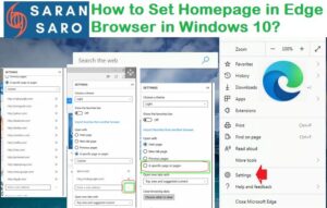 How to Set Homepage in Edge Browser in Windows 10