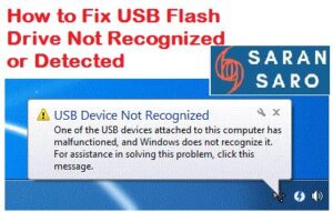 How to Fix USB Flash Drive Not Recognized or Detected Issue